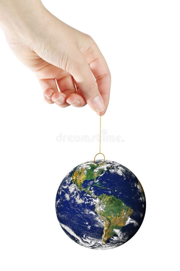 World on the string stock image. Image of world, caucasian - 21902923