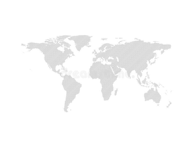 Map of the World of Stripes Info Graphic Stock Illustration ...