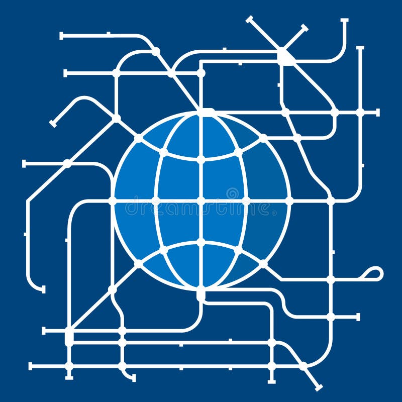 World subway map stock vector. Illustration of vector - 7063222