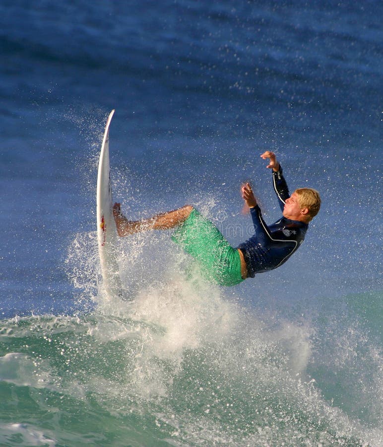 World Surfing Champ Fanning Editorial Stock Image - Image of sunny ...