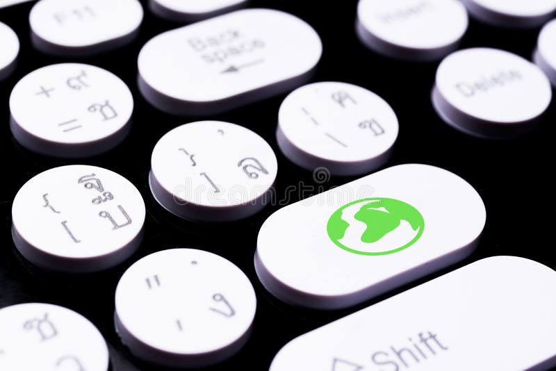 World symbol on keyboard stock photo. Image of world - 69128660