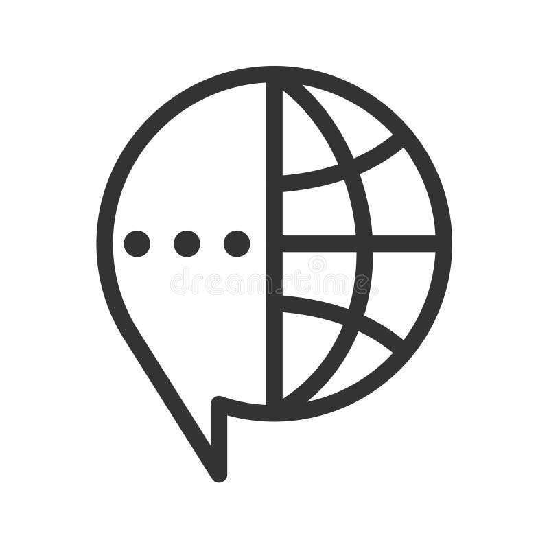 World Talk Forum Logo Template Icon Illustration Brand Identity ...