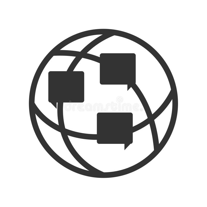 World Talk Forum Logo Template Icon Illustration Brand Identity ...