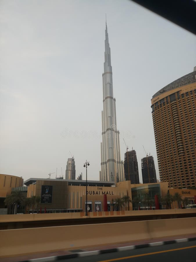 World Tallest Tower in Dubai Burj Khalifa Dubai Mall Editorial Image ...