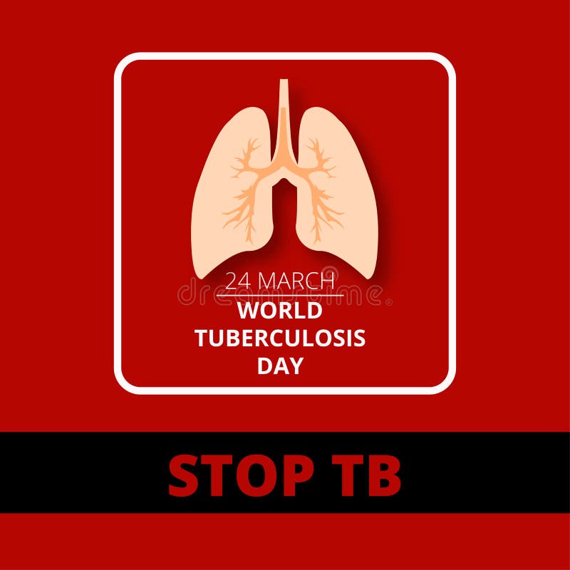 Vector Illustration of a Background for World Tuberculosis Day. Stock ...