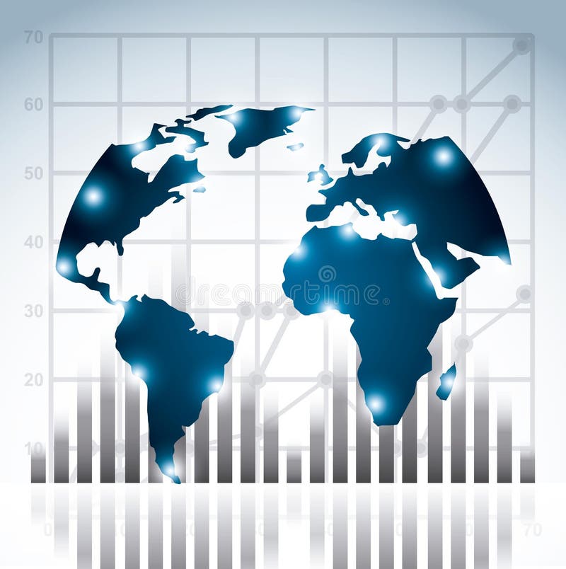 World Tech Map stock vector. Illustration of vector, landscape - 20454589