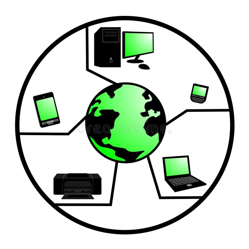 World tech icon stock vector. Illustration of innovative - 24550660