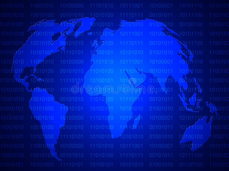 World Technology Background Stock Illustration - Illustration of data ...