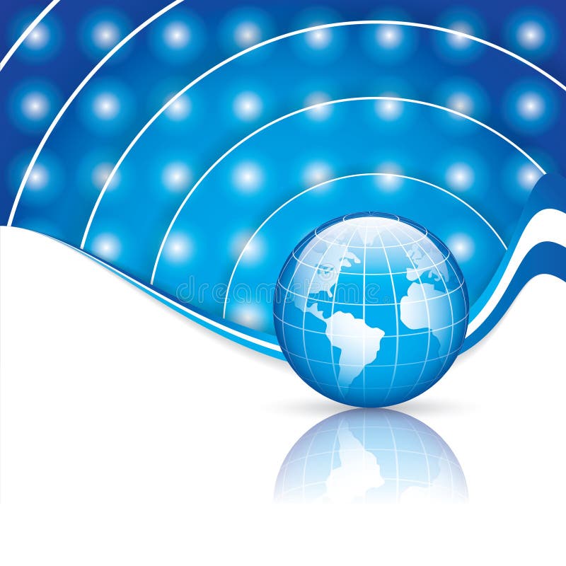 World technology stock vector. Illustration of icon, contact - 33761595