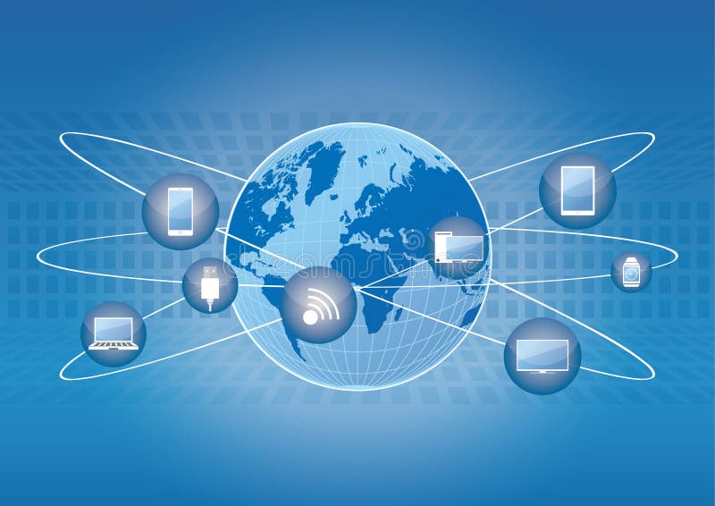 World Technology stock vector. Illustration of background - 62237390