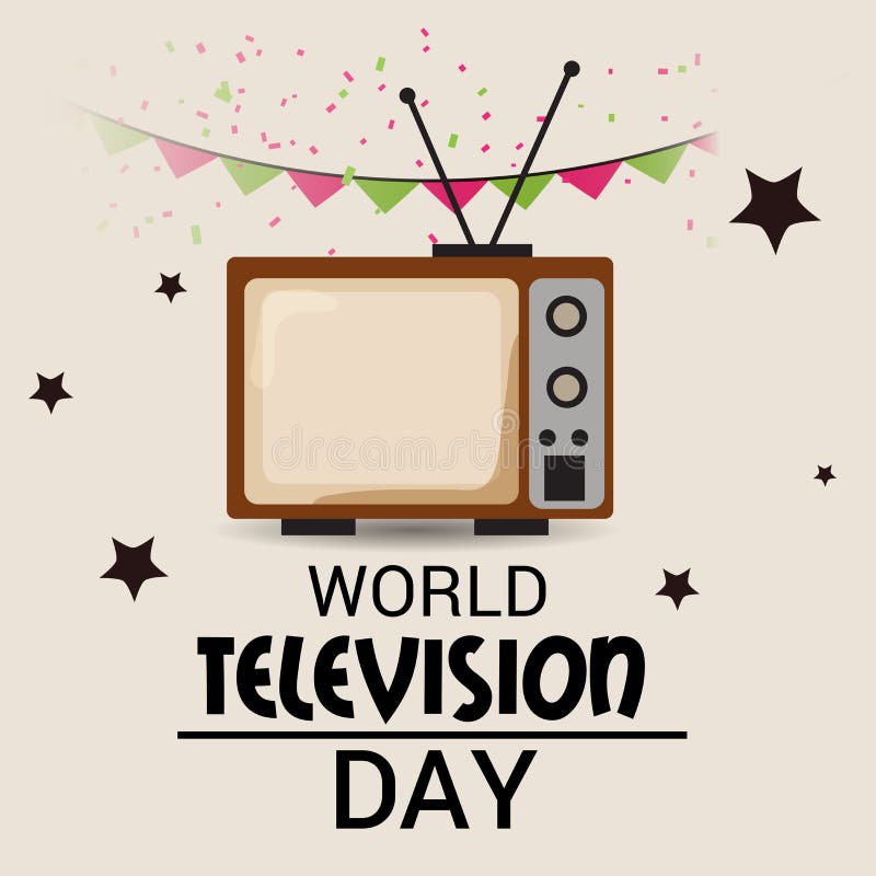 World Television Day. stock illustration. Illustration of media - 103122177