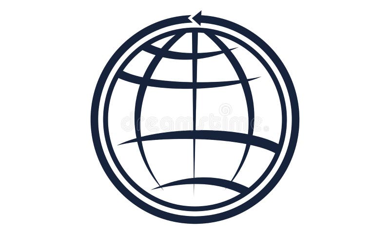 World Template Logo Design stock vector. Illustration of earth - 104514615