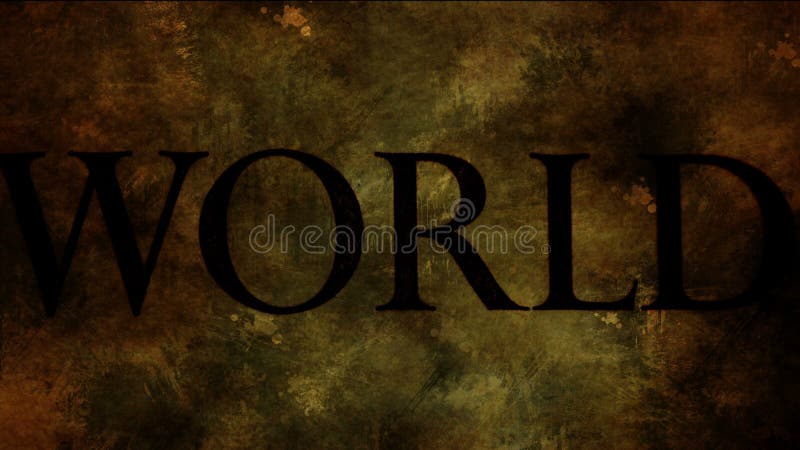World Text on Grunge Background Stock Illustration - Illustration of ...