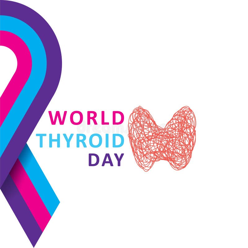 World Thyroid Day banner stock vector. Illustration of cancer - 182938766