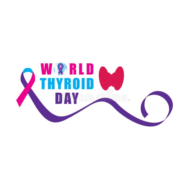World Thyroid Day banner stock vector. Illustration of hormone - 184093754