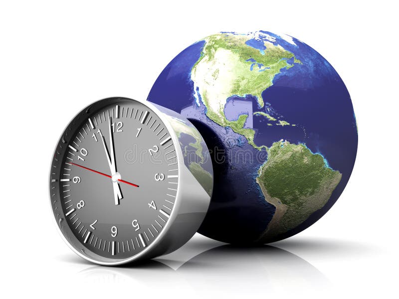 Global Time stock illustration. Illustration of hours, atlas - 675984