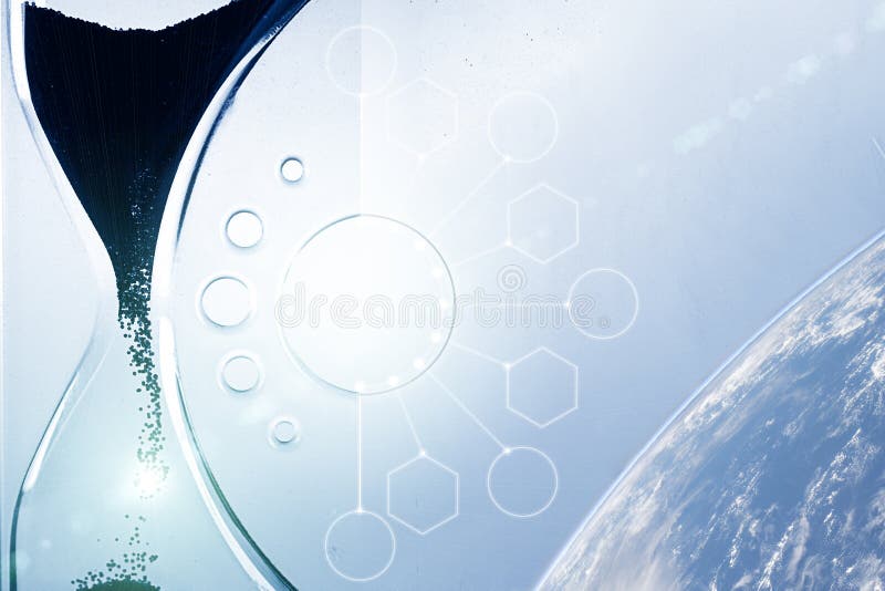 World and Time. Astrology Universe Concept. Time and Space. Abstract ...