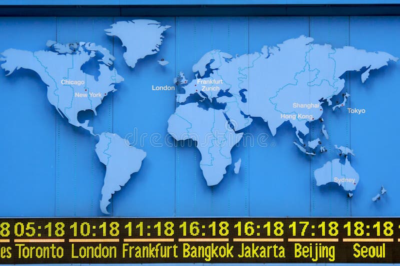 World Time with Map stock photo. Image of elegant, global - 8942222