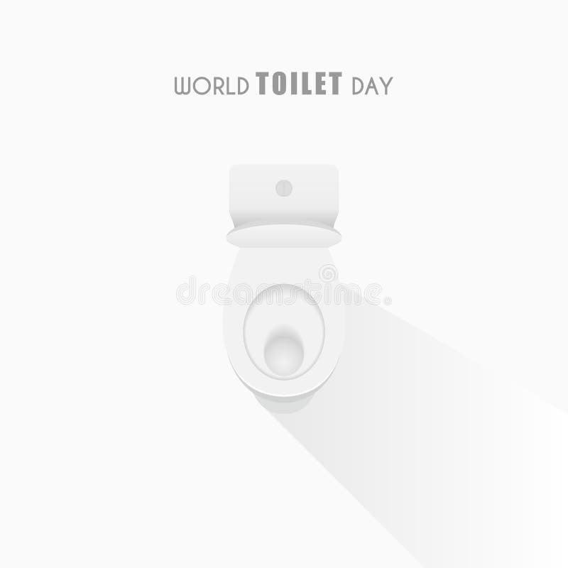 World Toilet Day Flat Cartoon Template for Social Media Background ...