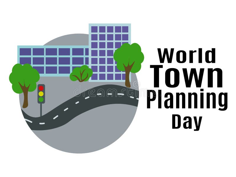 World Town Planning Day, Idea for Poster, Banner, Flyer or Postcard ...