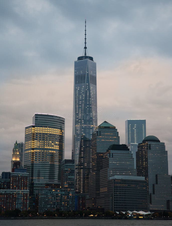 Skyline Sunrise Twin Towers Nyc Stock Photos - Free & Royalty-Free ...