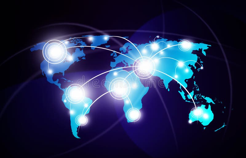 World trade map background stock vector. Illustration of concept - 4104828