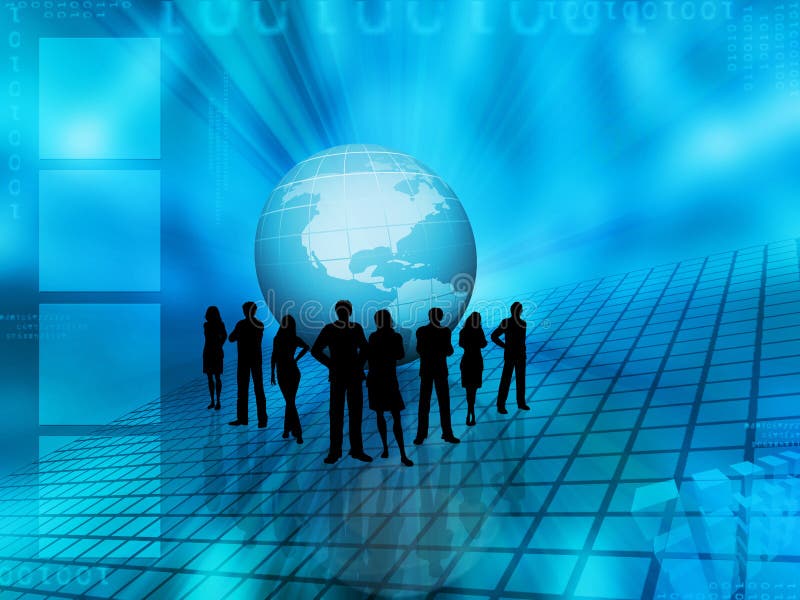 World trading stock illustration. Illustration of abstract - 710003