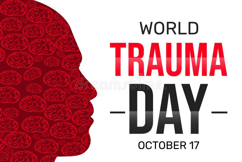 World Trauma Day Banner, Trauma Patients on Wheelchair and Bandage on ...