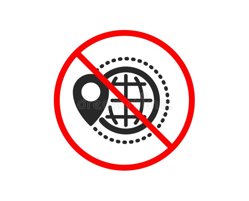 World Travel Icon. Trip Globe Sign. Vector Stock Vector - Illustration ...