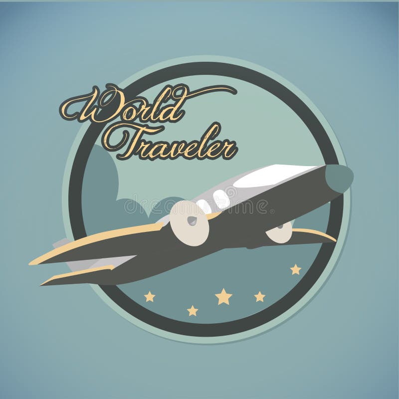 World traveler stock illustration. Illustration of round - 33140288