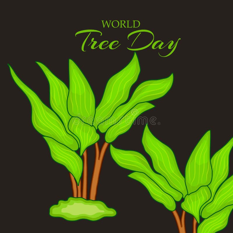 World Tree Day. stock illustration. Illustration of care - 94326396