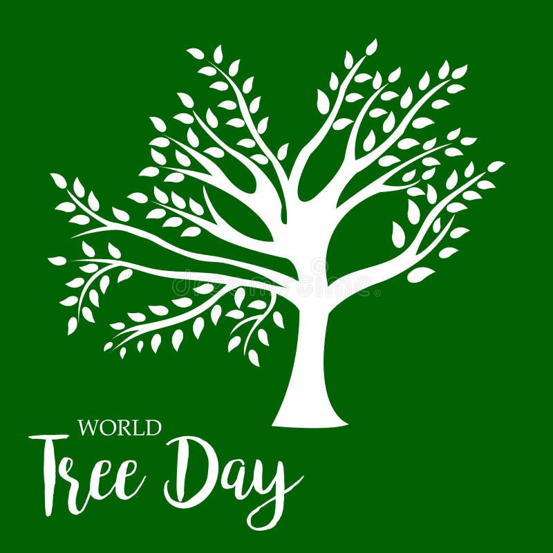 World Tree Day. stock illustration. Illustration of plant - 94326468