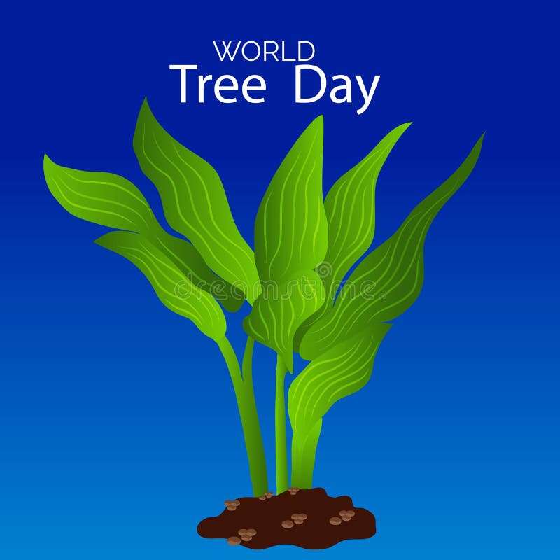 World Tree day. stock illustration. Illustration of card - 94326697