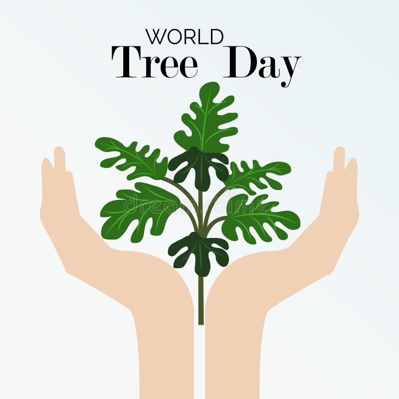 World Tree Day. stock illustration. Illustration of plant - 94326468