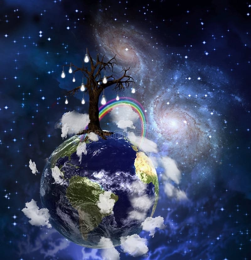 World map tree stock vector. Illustration of leaves, conceptual - 23244549