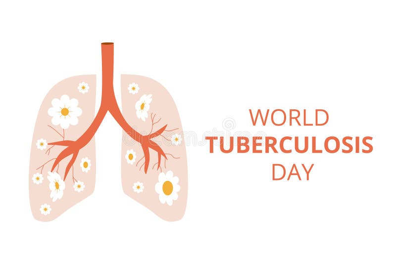 World Tuberculosis Day Banner Template. Awareness about Disease Stock ...