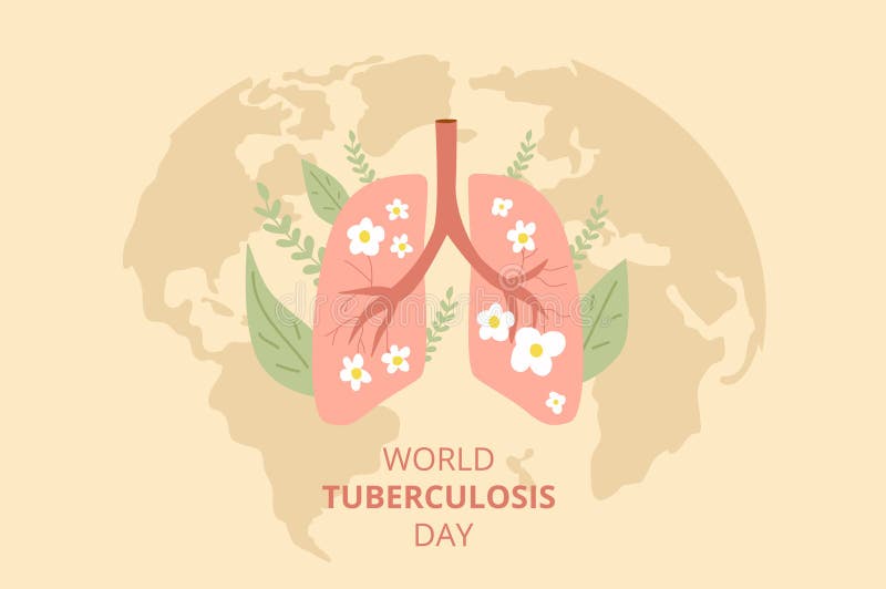 World Tuberculosis Day Banner Template. Awareness about Disease. Vector ...