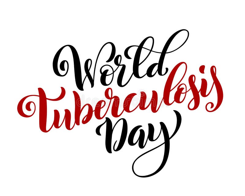 World Tuberculosis Day. March 24. Template for Poster with Handdrawn ...
