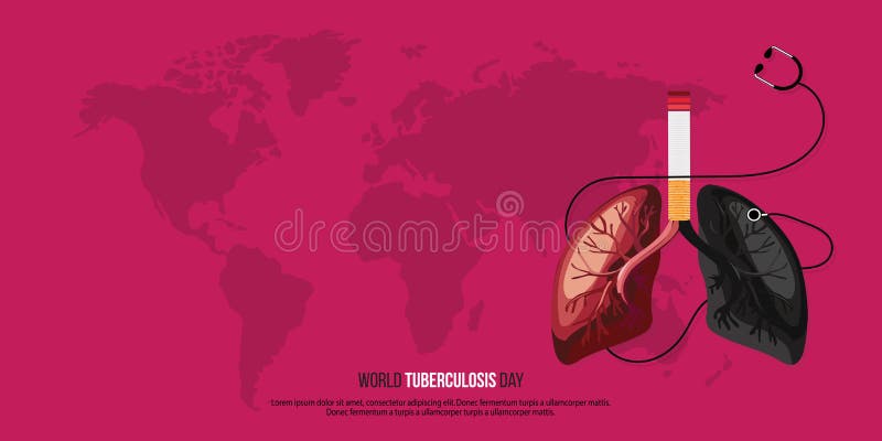 World Tuberculosis Day Poster or Banner Background Vektor ...
