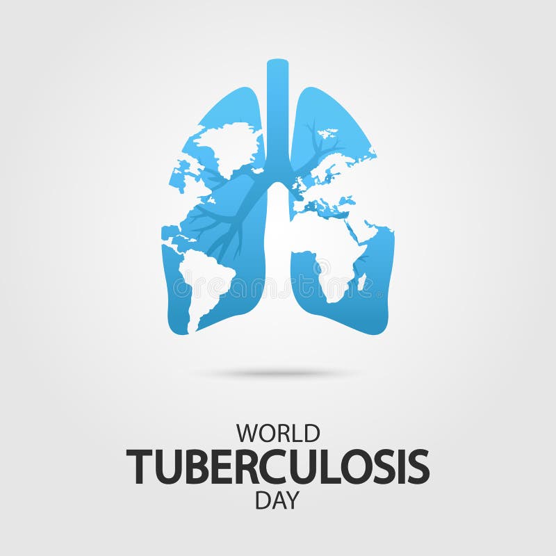 World Tuberculosis Day stock vector. Illustration of respiration ...