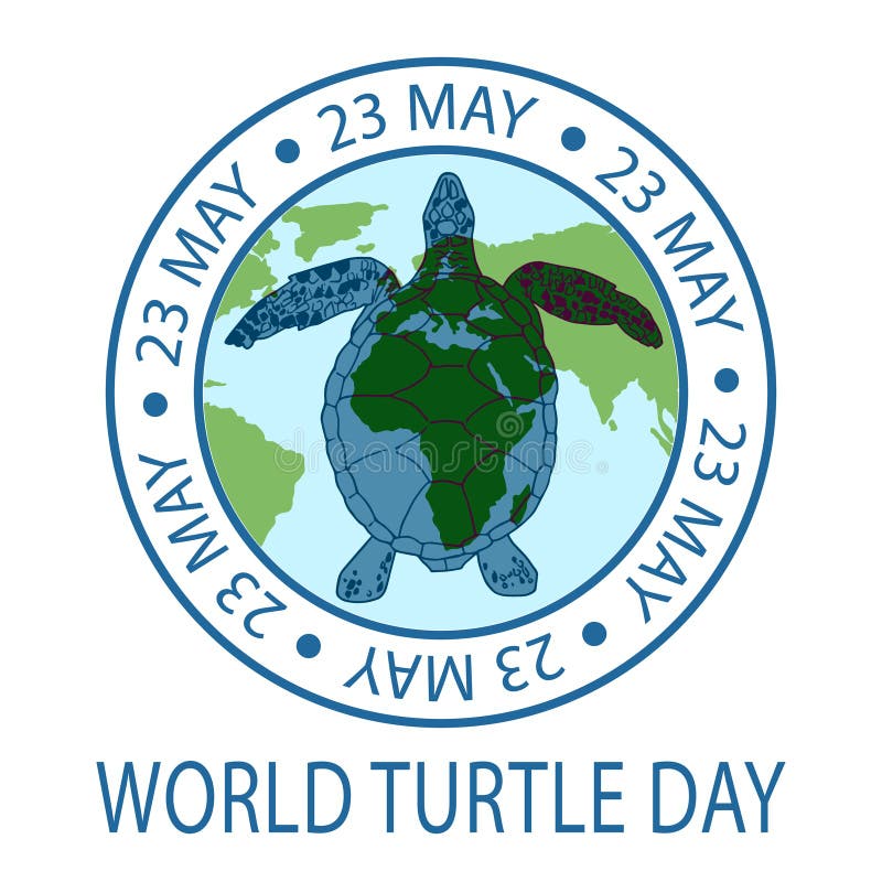 World Turtle Day concept stock illustration. Illustration of beautiful ...