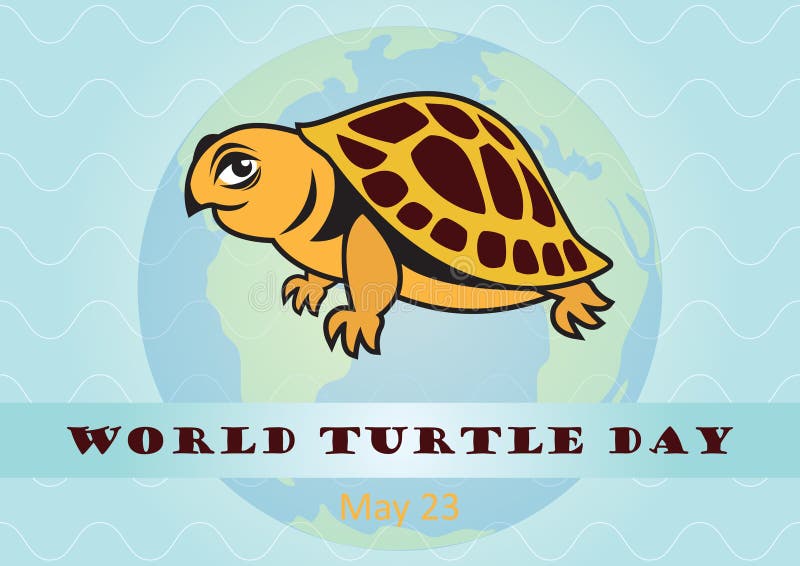 World Turtle Day stock vector. Illustration of ocean - 70376277