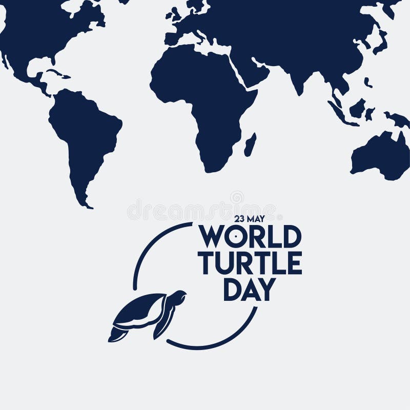 World Turtle Day Vector Template Design Illustration Stock Vector ...