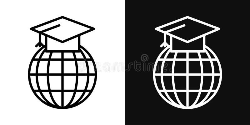 World university icon stock vector. Illustration of business - 330451821