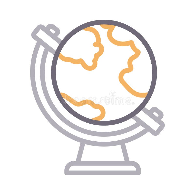 World Map Colour stock vector. Illustration of time, earth - 5961109