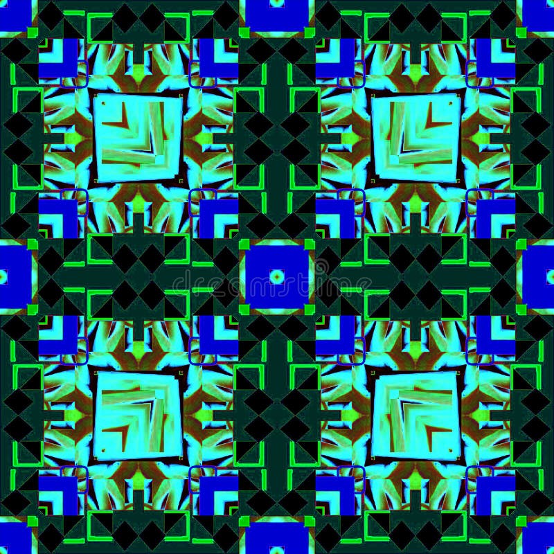 In the World of Very Interesting Multi-colored Patterns. Stock ...