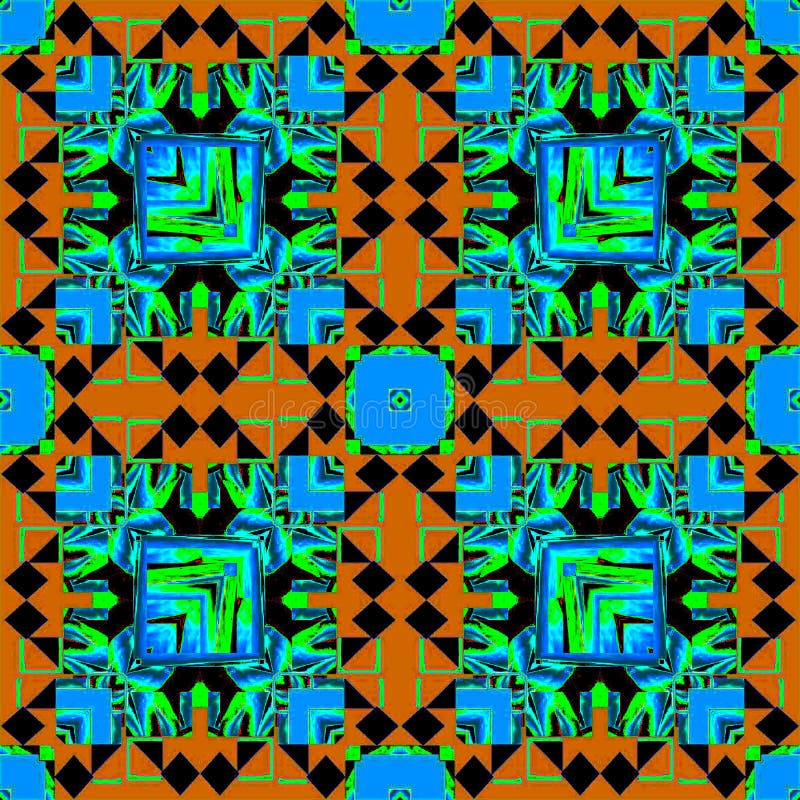 In the World of Very Interesting Multi-colored Patterns. Stock ...