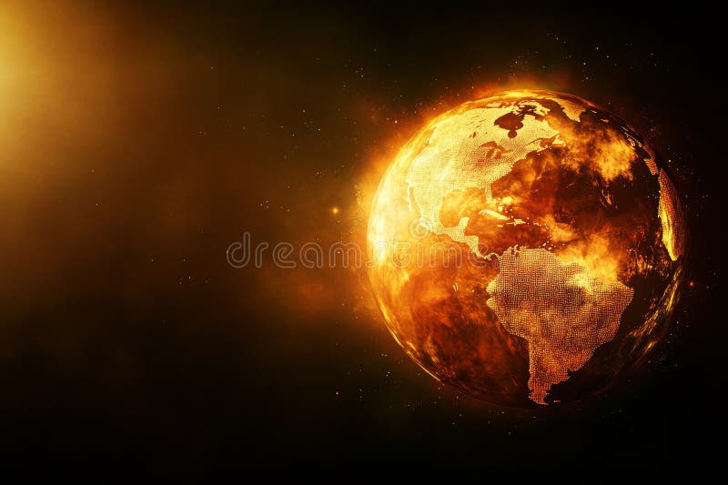 The World Visualized through Technology: Global Digital Network Stock ...