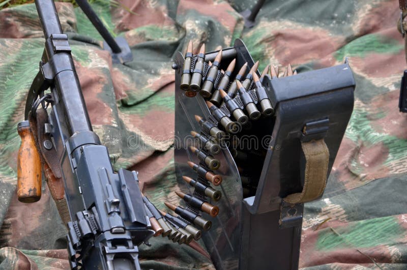 World war 2 machine gun stock photo. Image of metallic - 27155074