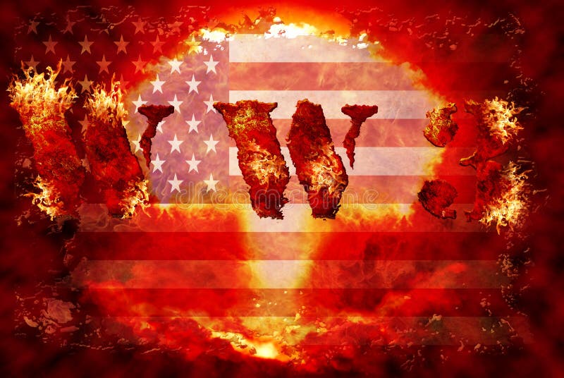 World War 3 Nuclear Background Stock Illustration - Illustration of ...